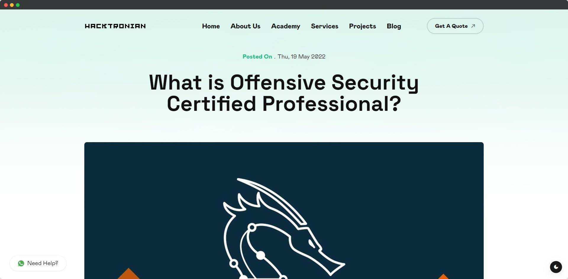 What is Offensive Security Certified Professional?