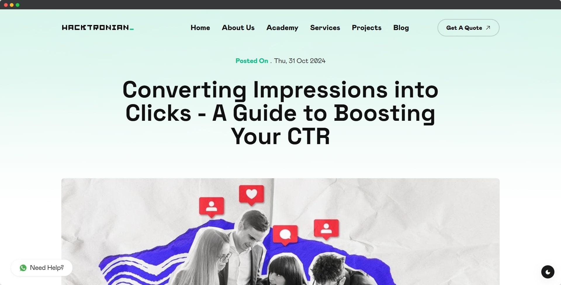 Converting Impressions into Clicks - A Guide to Boosting Your CTR