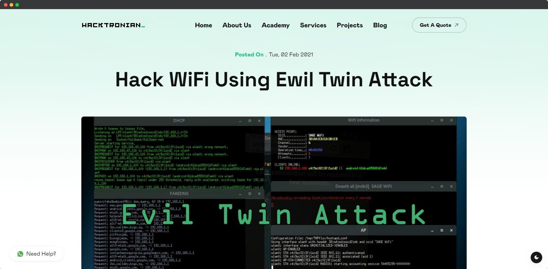 Hack WiFi Using Ewil Twin Attack