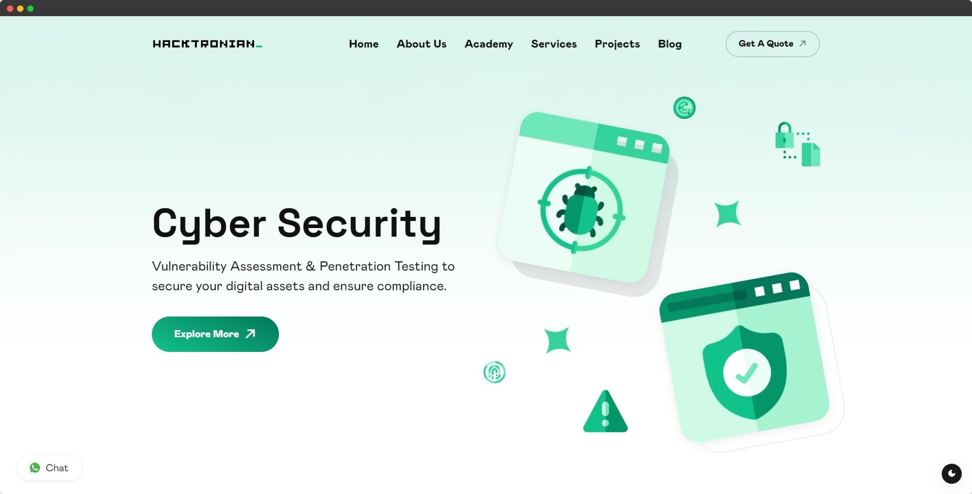 Cyber Security - Hacktronian