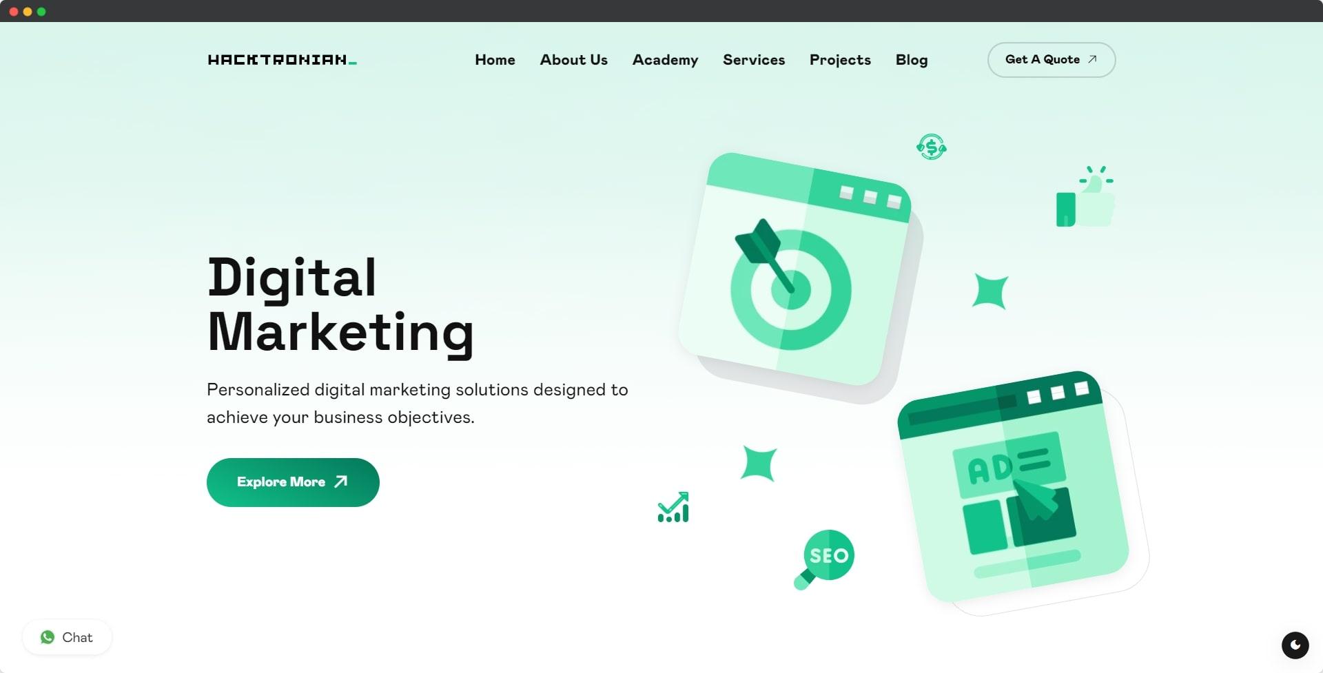 Digital Marketing - Hacktronian